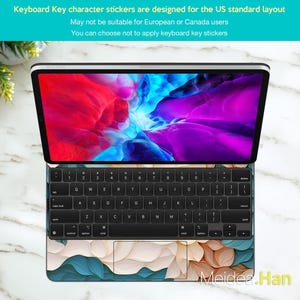 IPad Smartkeyboard Folio Skin Keyboard Wrap Beautiful Floral Pattern ...