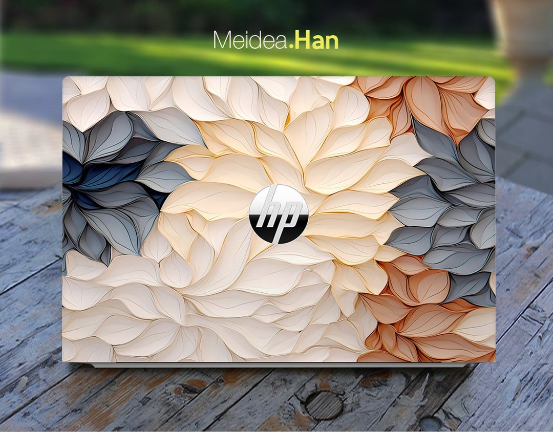 Laptop Skin Hp Spectre X360 Vinyl Decal Personalized Customizable White ...