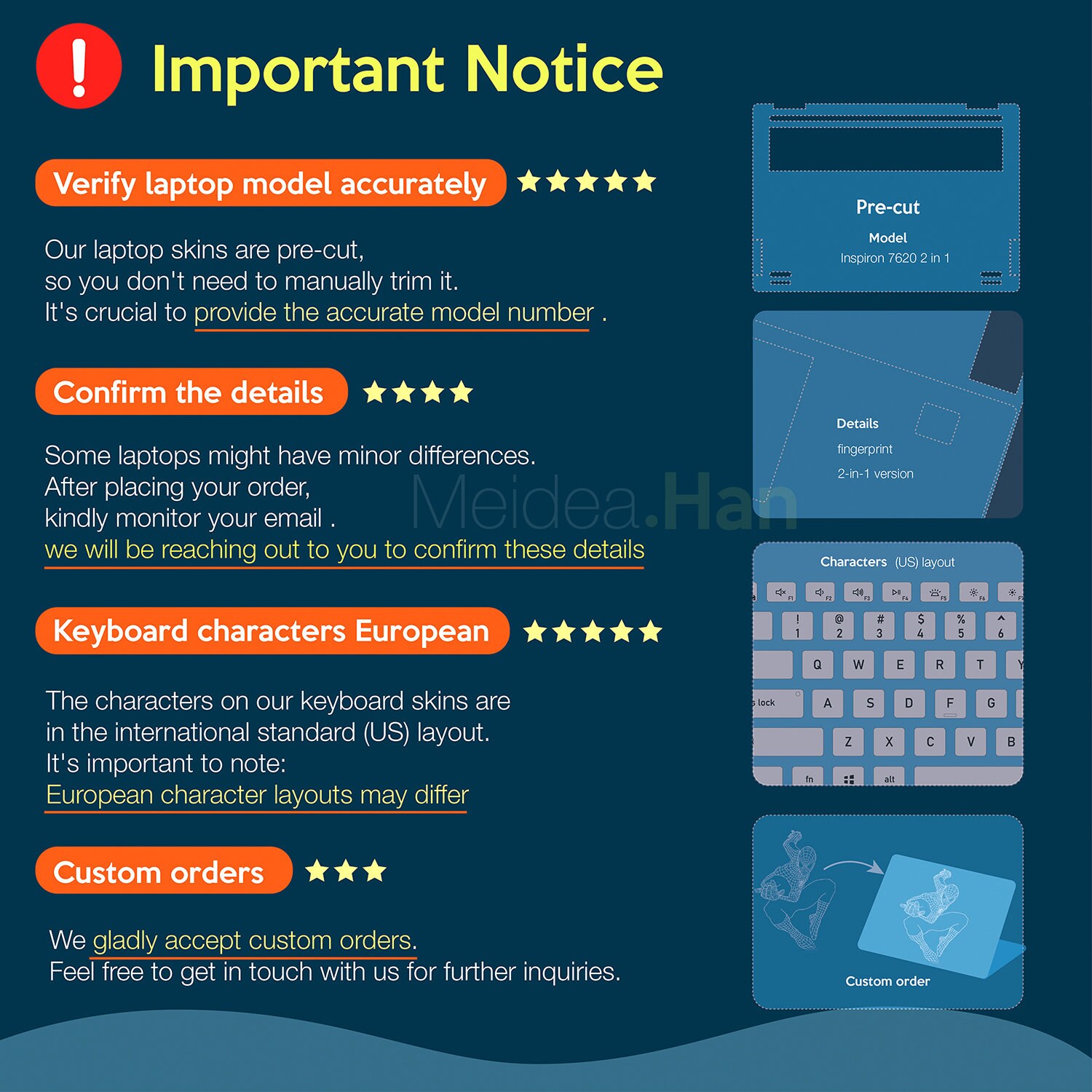 Hp Laptop Skin Hp Envy X360 Sticker Personalized Customizable - Etsy