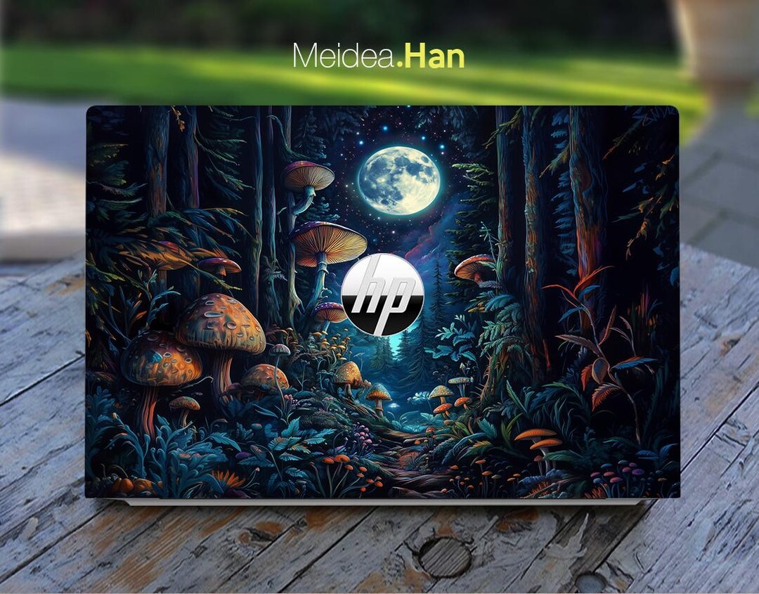 Hp Laptop 15-fd Sticker Laptop Skin Custom Decal Forest Night Scene ...