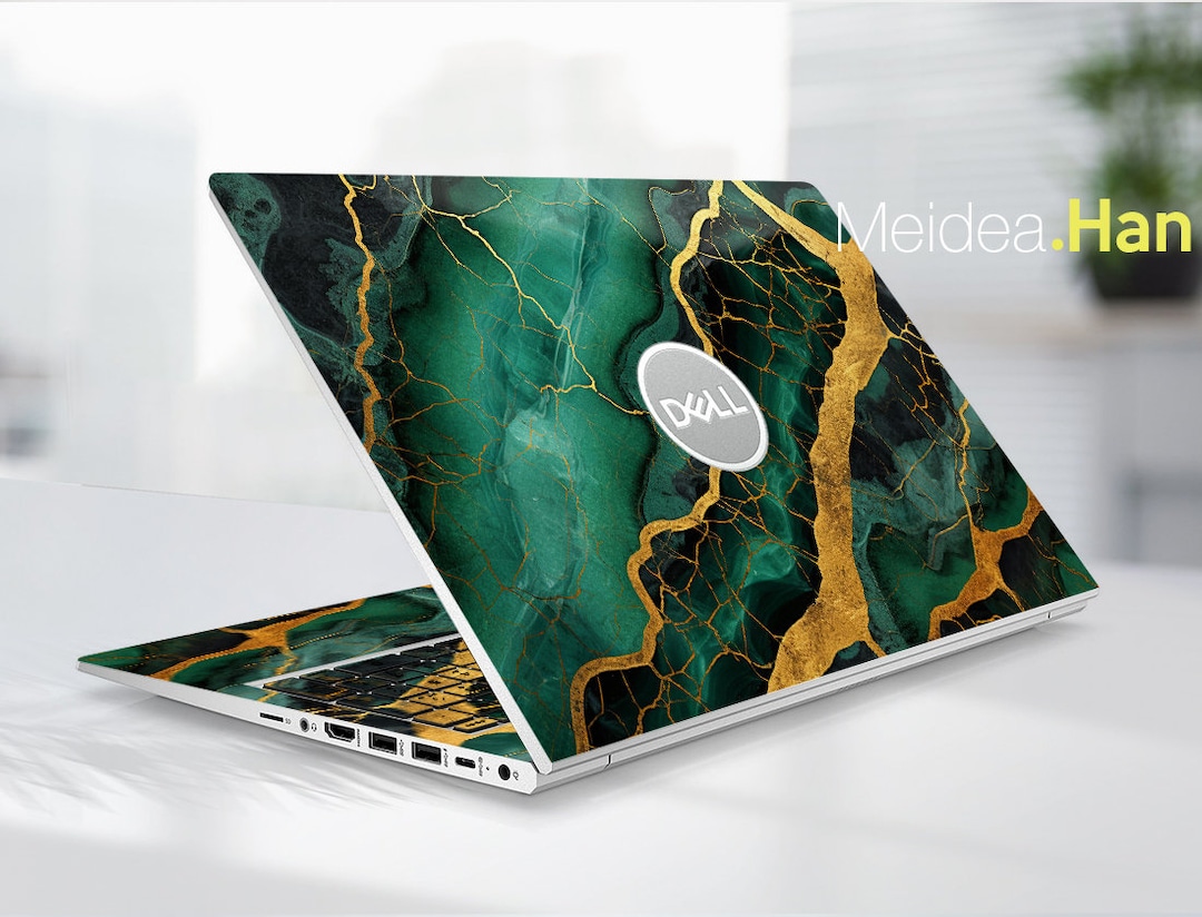 Dell Laptop Skin Vinyl Decals Customizable Personalised Gift Abstract ...