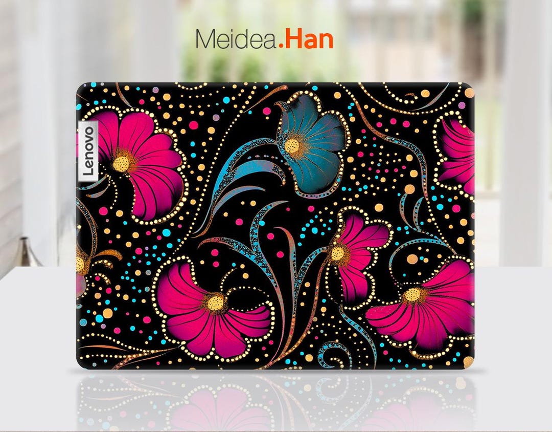 Laptop Sticker Lenovo Protective Skin Custom Gift Abstract Plants ...