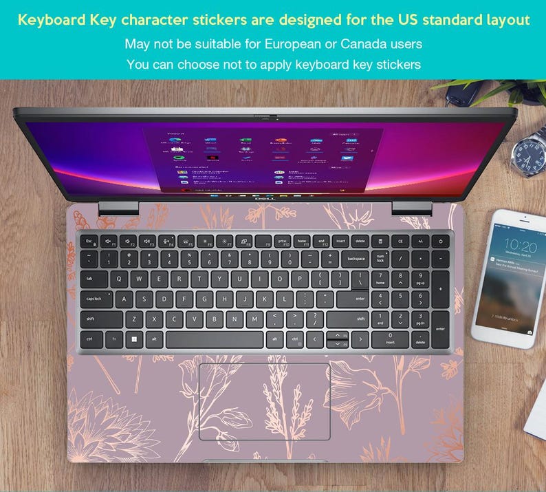 Dell Pro Pc16250 Laptop Decal Personalized Custom Art Tree Branch ...