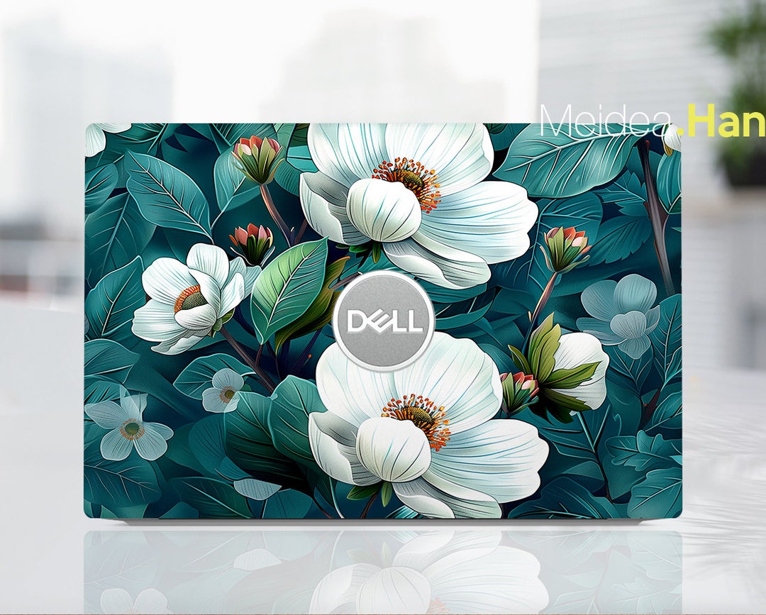 Dell Laptop Skins Custom Decals Personalized Gifts Nature Green Plants ...
