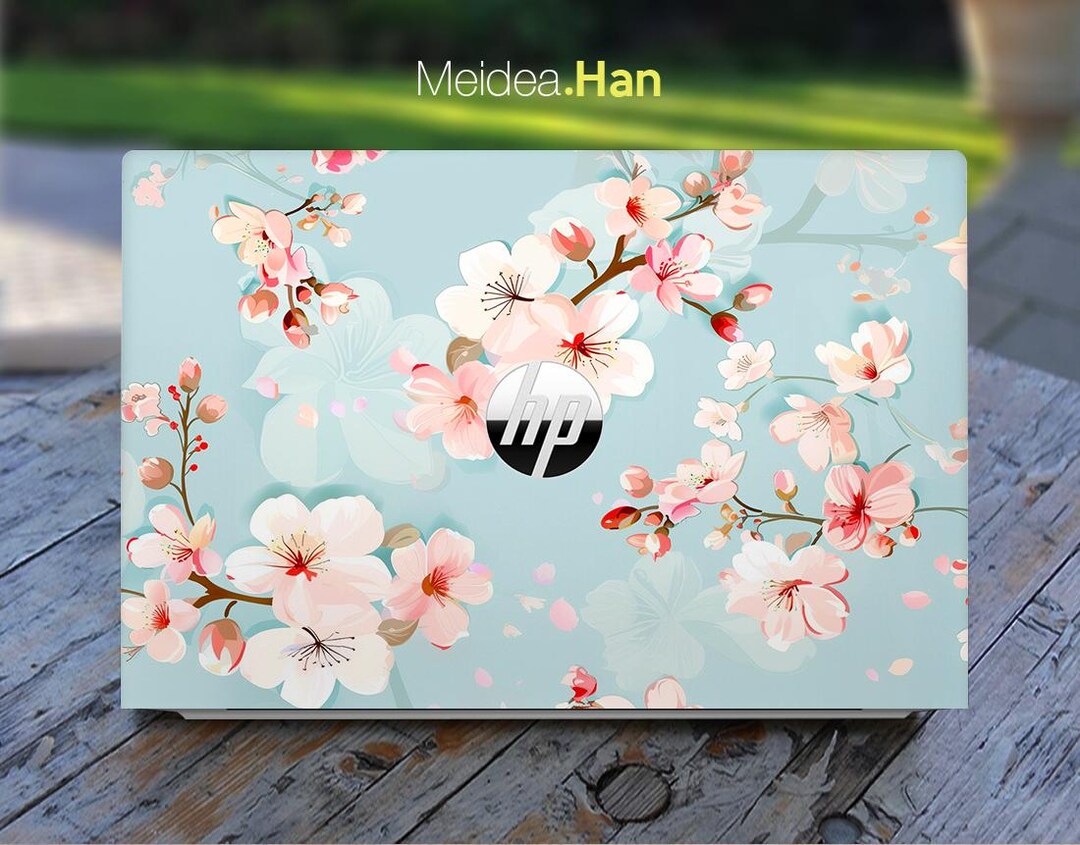 Laptop Skin Hp 16-AC Decal Custom Gift Back to School Beautiful Floral ...