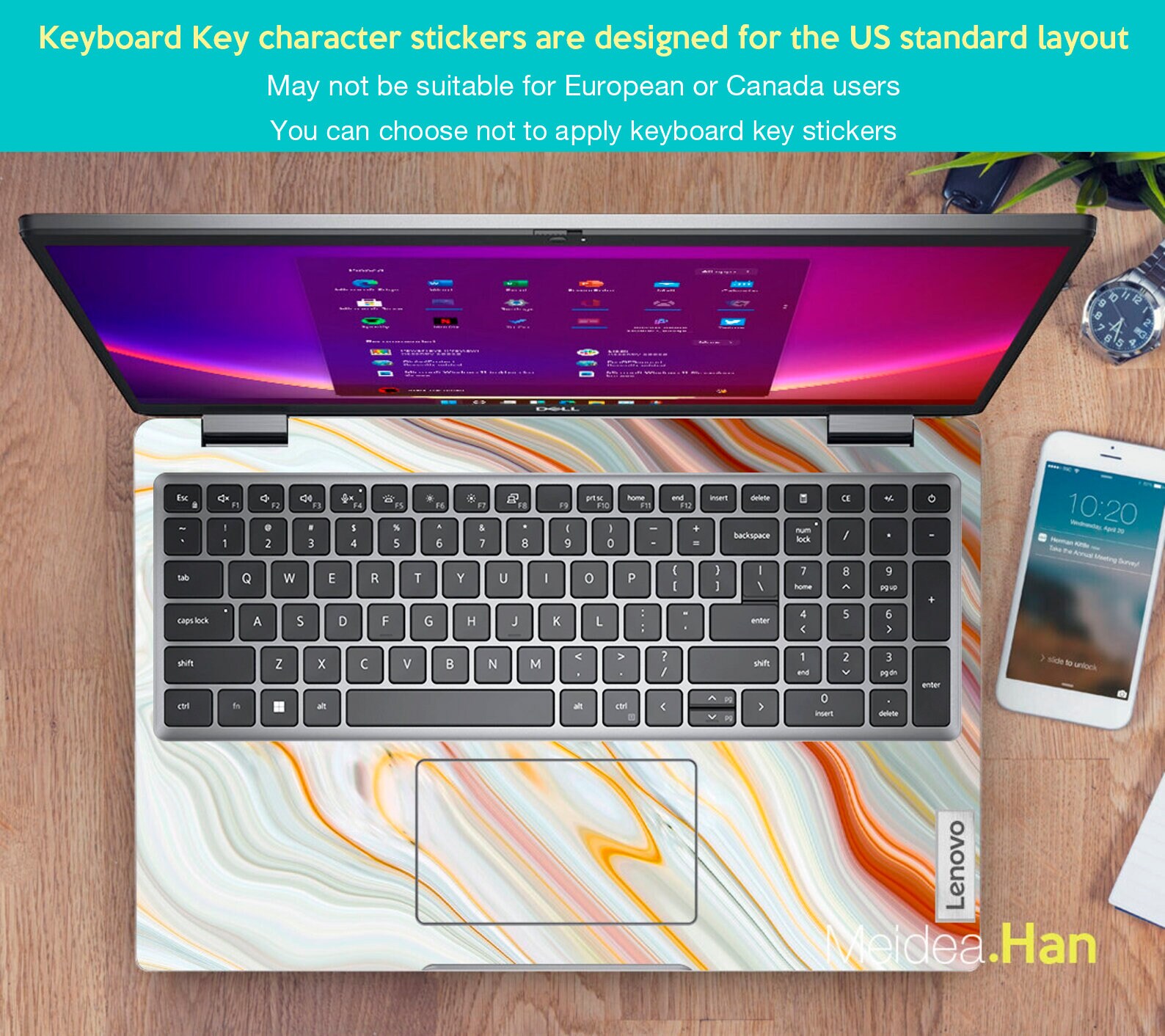 Lenovo Thinkpad Cover Skin Personalized Customizable Red Vinyl Gift for ...
