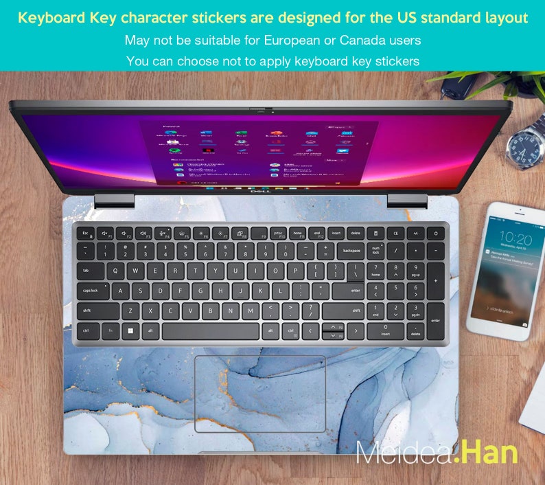 Custom Laptop Skins for Dell Latitude 3510 Personalized Customizable ...