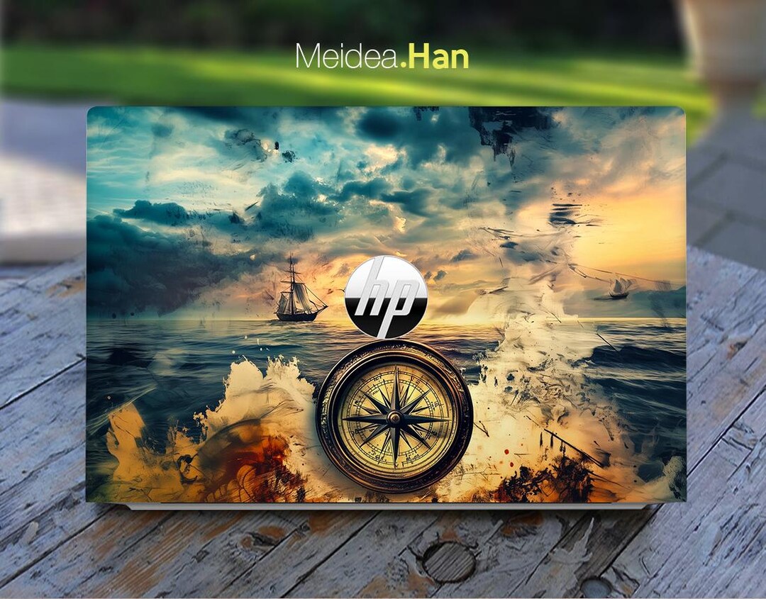Personalized Gift Hp 17 Inch Laptop Skin Custom Decal Unique Art Design ...