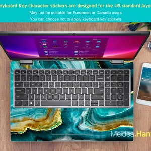 Hp Laptop Skins 15 Inch Pavilion Personalized Customizable Green Marble ...