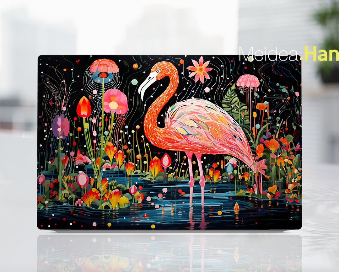 Custom Laptop Skins Dell Decals Personalization Gifts Pink Art Pattern ...