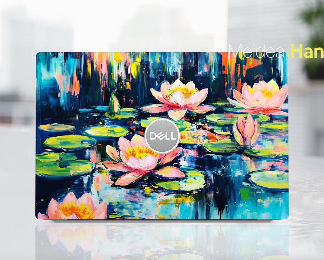Dell Laptop Skin Art Decal Bridesmaid Gift Custom Sticker Plant Oil ...