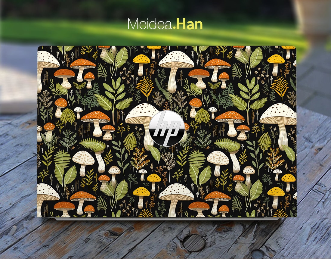 Custom Laptop Skins Hp Envy Cute Decals Personalised Art Design Plants ...