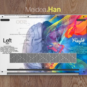 Personalized Hp Laptop Skins Gift for Him Customizable Left and Right ...