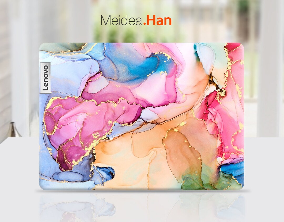 Lenovo Ideapad Slim 3 Skin Decals Personalized Gift Colorful Watercolor ...