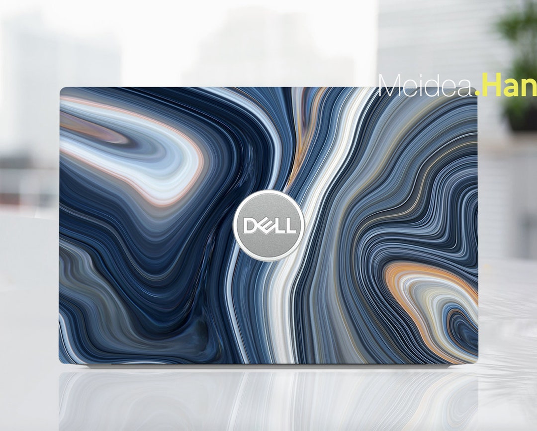 Dell Laptop Skin Xps 15 9520 Personalized Customizable Black Marble ...