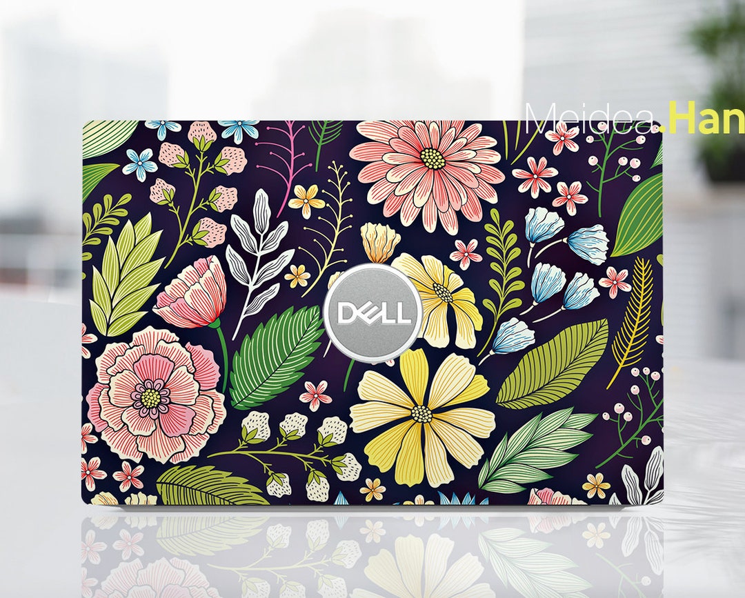 Custom Dell Laptop Skin Latitude 5520 Personalized Customizable Flowers ...