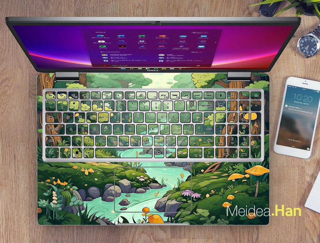 Handmade Laptop Film Cover Hp Noetbook Skin Customization Anime Design ...