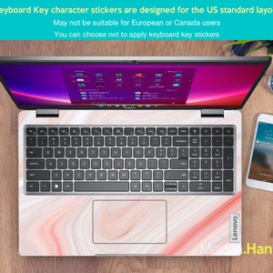 Lenovo Laptop Skins Ideapad 3 Personalized Gift Pink Simple Lines ...