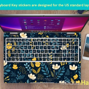 Dell 15 Laptop Skin Pre-cut Decal Personalized Handmade Gift Yellow ...