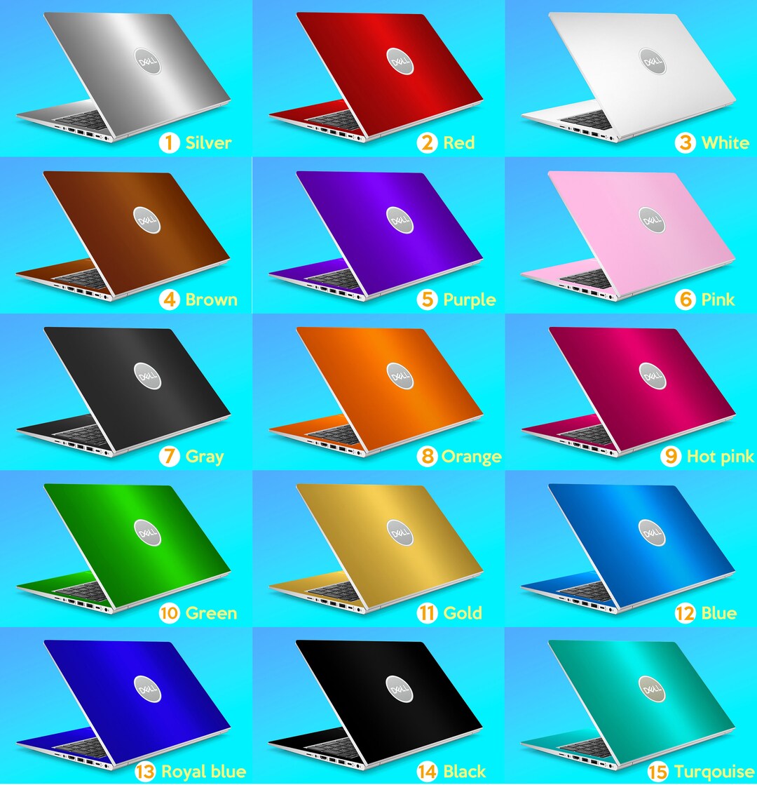 Dell Accessories Skins Laptop Decal Solid Color Personalization Gifts ...