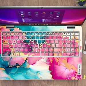 Lenovo Laptop Skins Custom Vinyl Decals Personalization Abstract Design ...