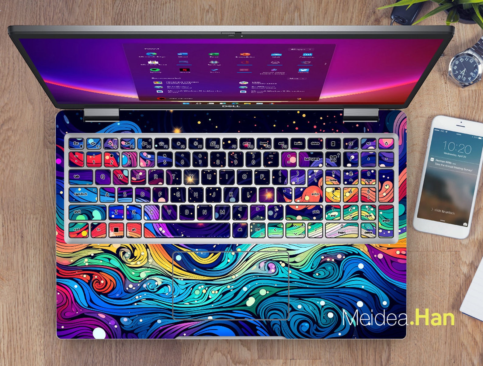 Custom Laptop Skin Hp Envy X360 Vinyl Decal Personalization Gift ...