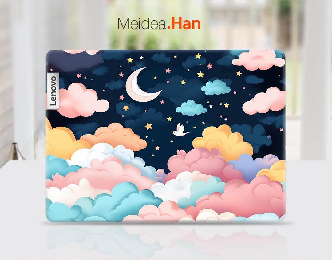 Custom Sticker Laptop Skin Protect Lenovo Accessories Art Display ...