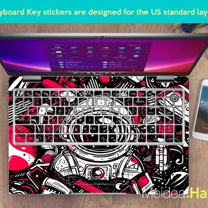 Laptop Skin Protect Dell Keyboard Decal Custom Sticker Birthday Gift ...