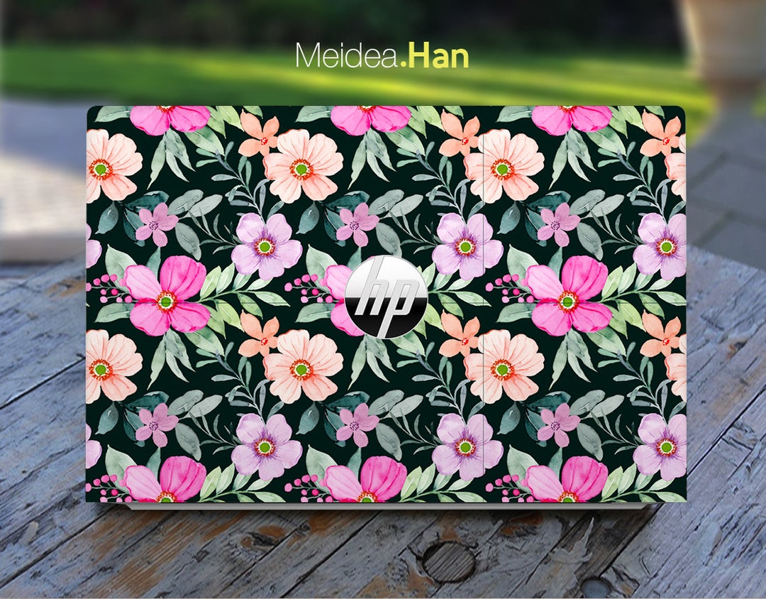 Hp Probook 440 G7 Skin, Personalized Customizable Colors Flowers Vinyl ...