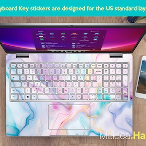 Laptop Skin Dell Inspiron 14 Skin Personalized Customizable Mable Vinyl ...