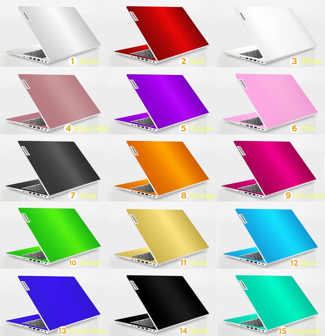 Laptop Accessories Lenovo Solid Colors Skin Yoga Vinyl Decal ...