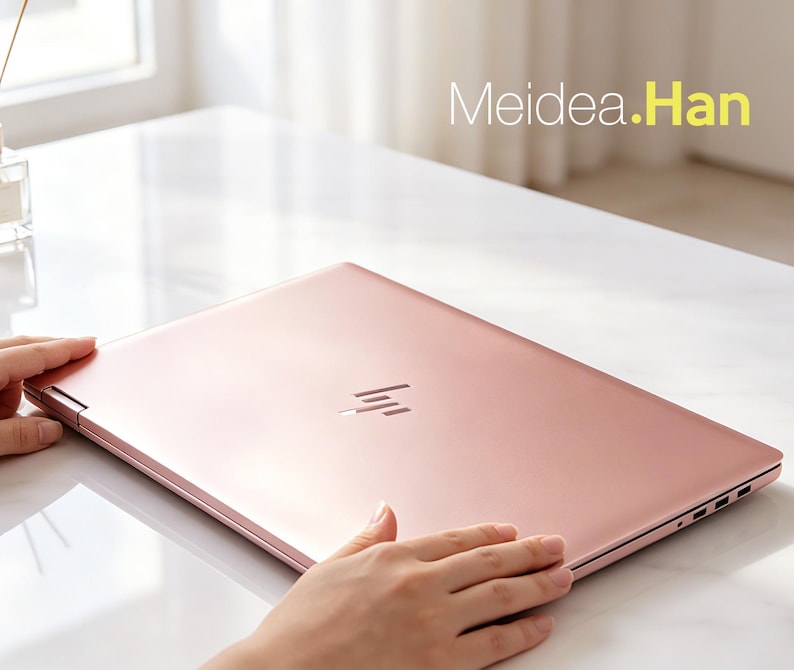 HP Laptop Skin Rose Gold Stickers Gift for Girl – Vinyl Sticker for ...
