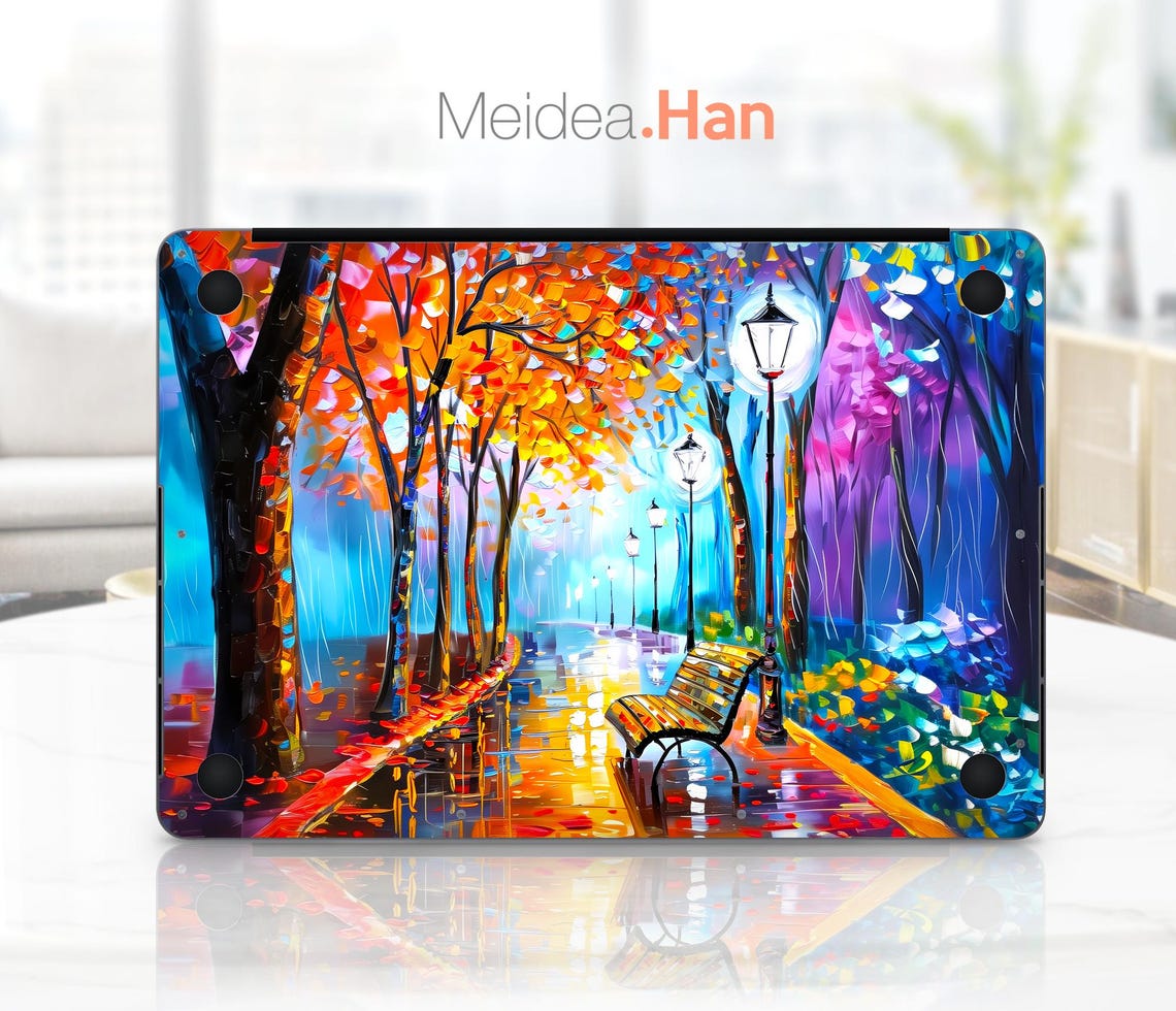 MacBook Custom Skin Unique Gifts Autumn Oil Painting Design Mac Pro 14 ...