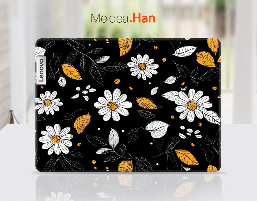 Laptop Skin Top Lenovo 14 Inch Stain Prevention Vinyl Decal Custom Gift ...