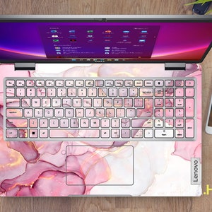 Lenovo Thinkpad Skin Personalized Gift for Girl Friend Watercolor Vinyl ...