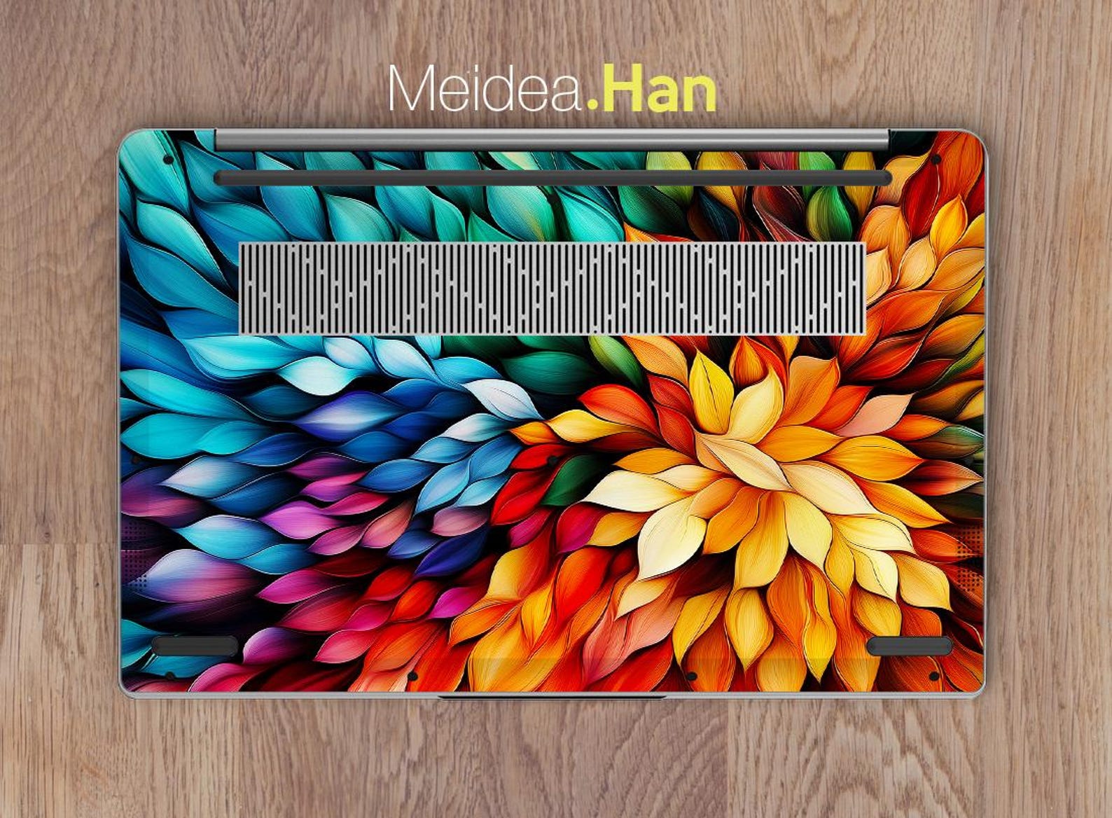 Laptop Skin Hp Accessories Custom Decals Personalised Gift Colorful ...