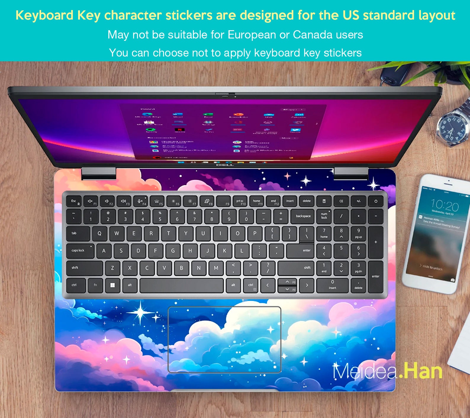 Hp Laptop Skin Envy X360 Vinyl Decal Personalized Gifts Customizable ...