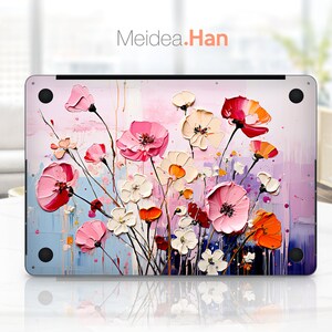 MacBook Accessories Custom Gift Oil Painting Floral Design MacBook Pro ...