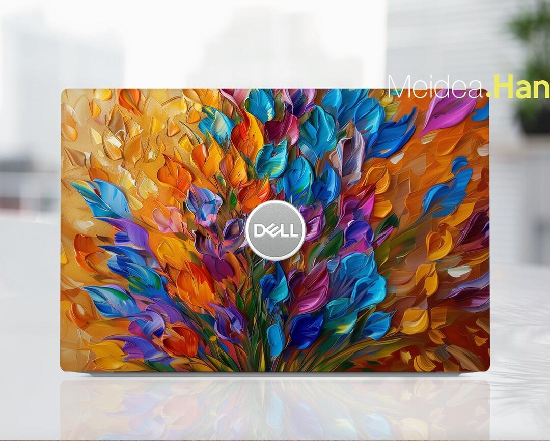 Dell Portable Computer Accessories Abstract Colors Design Laptop Skins ...