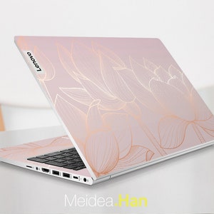 Lenovo Skin Laptop Skin Protect Gift for Girl Artistic Lotus Design ...