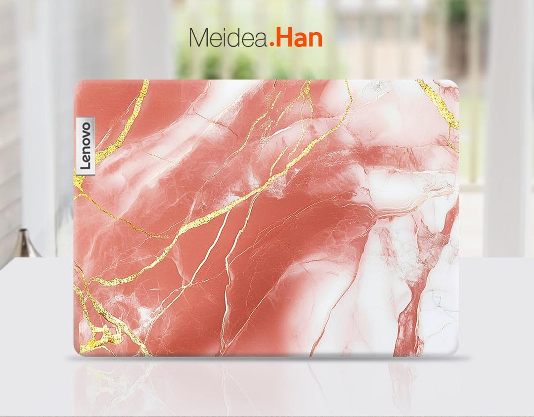 Lenovo Custom Sticker E16 Gen 2 Laptop Skin Pink Marble Design Vinyl ...