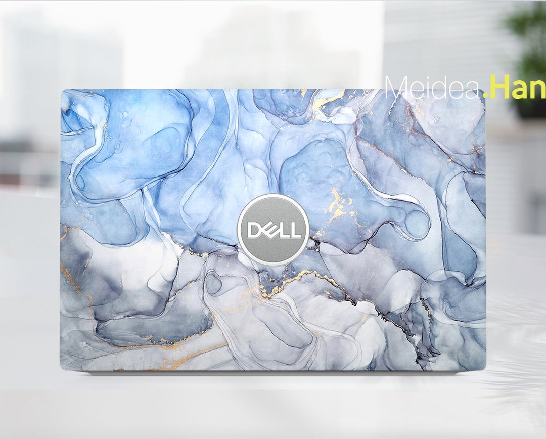 Dell G15 Laptop Skin Xps Decal Blue Marble Texture Personalized ...