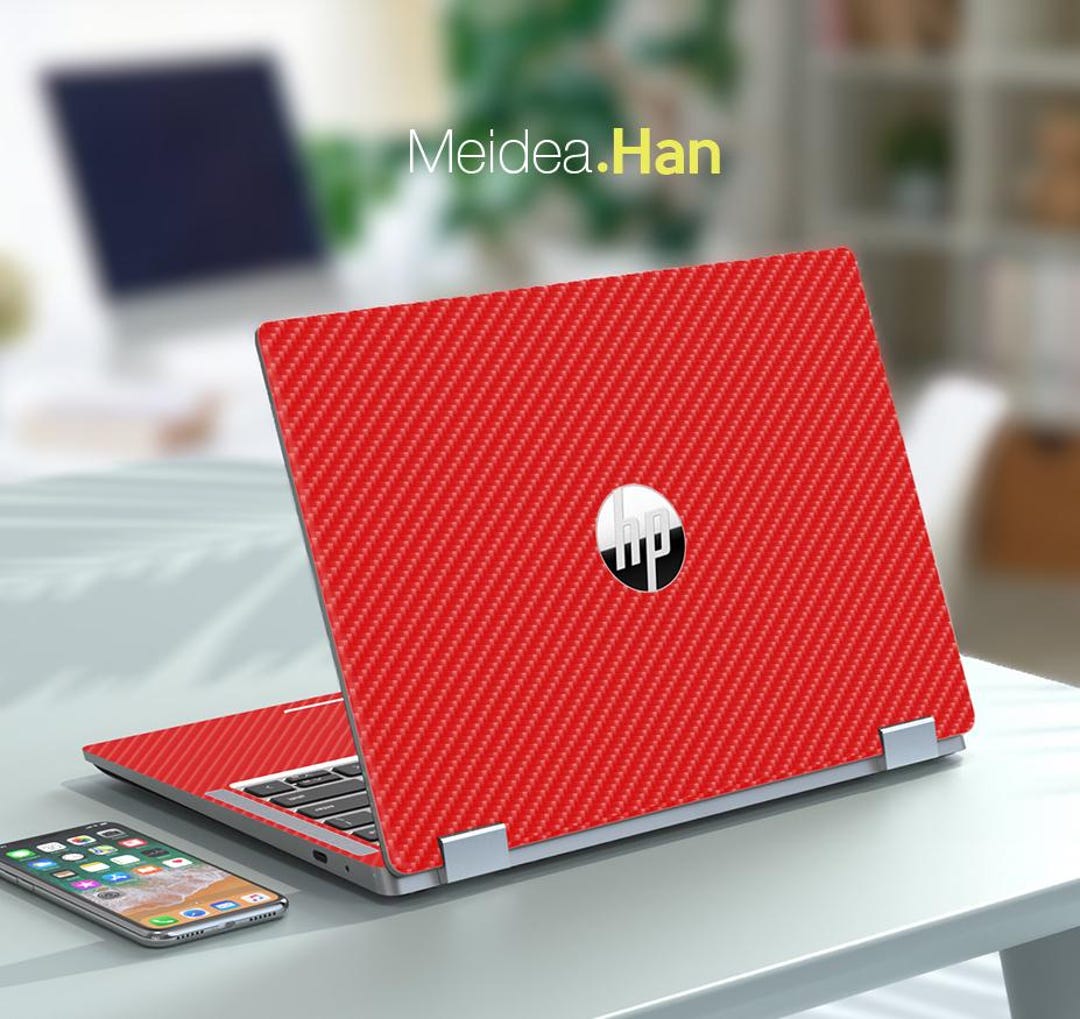 Carbon Fiber Skin Laptop Accessories Solid Color Hp Art Sticker Custom ...