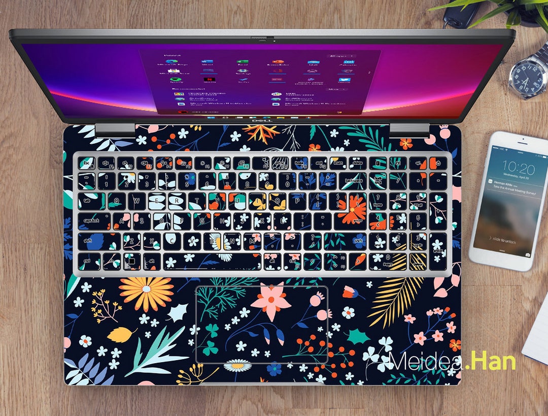 Hp Laptop Skin Envy X360 15 Personalized Customizable Black Marble ...