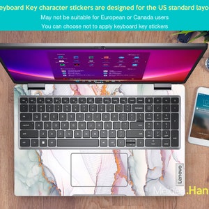 Laptop Skins Lenovo Personalized Gift for Boy Friend Simple Lines Vinyl ...