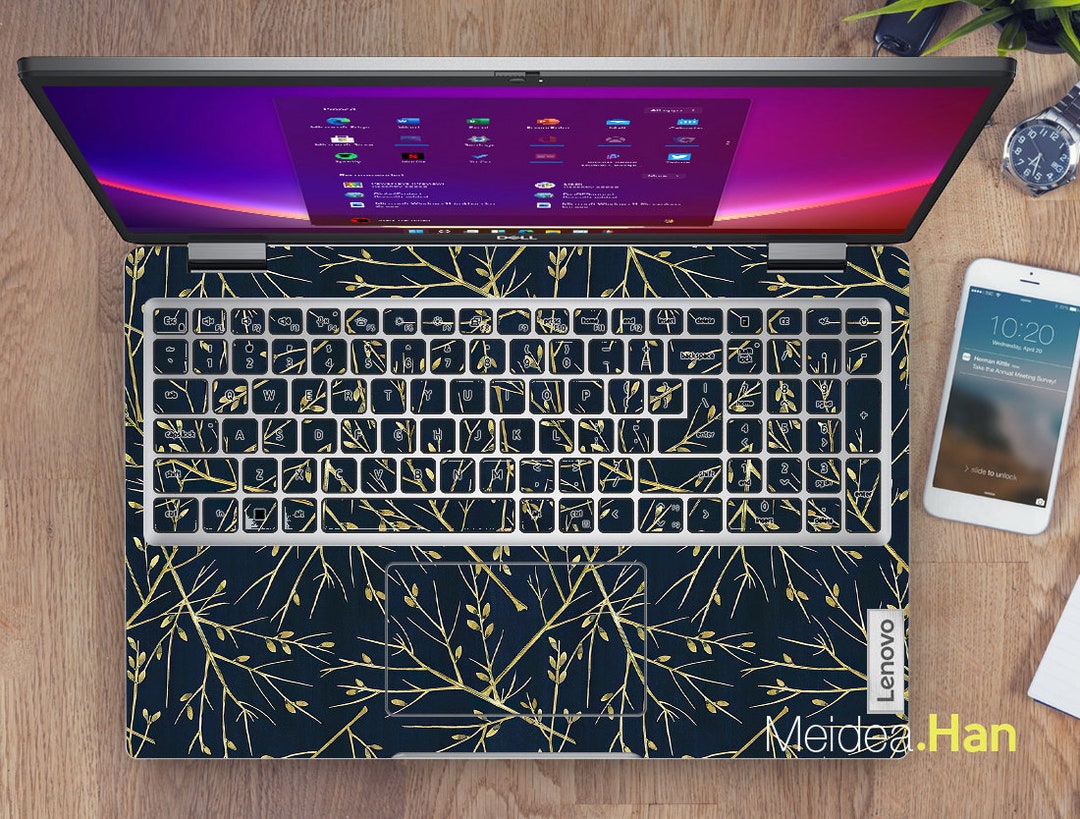 Lenovo Laptop Skin Ideapad 5 15 Personalized Customizable Black ...