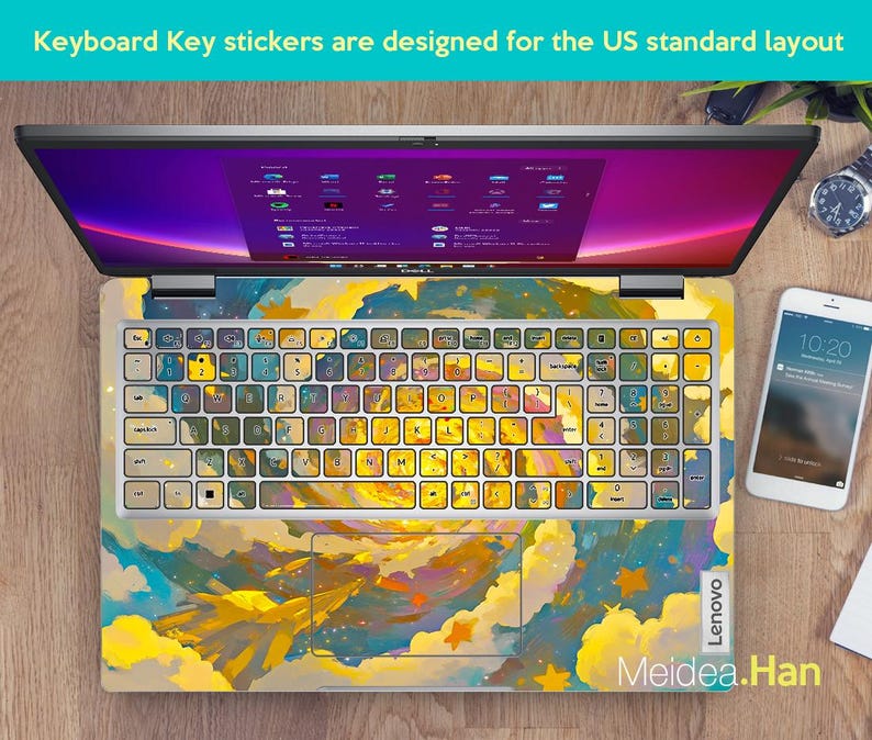 LOQ 15AHP9 Decal Custom Sticker Lenovo Accessories Laptop Skin Protect ...