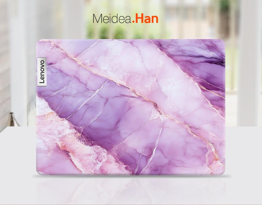 Custom Laptop Skins Lenovo Sticker Vinyl Decal Personalized Gift Purple ...