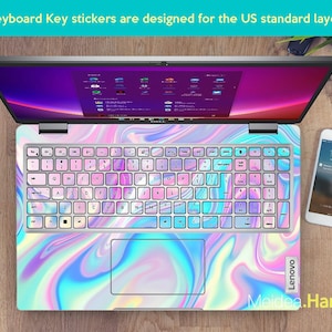 Lenovo Laptop Skins Back to School Gift Vinyl Decal Birthday Present ...