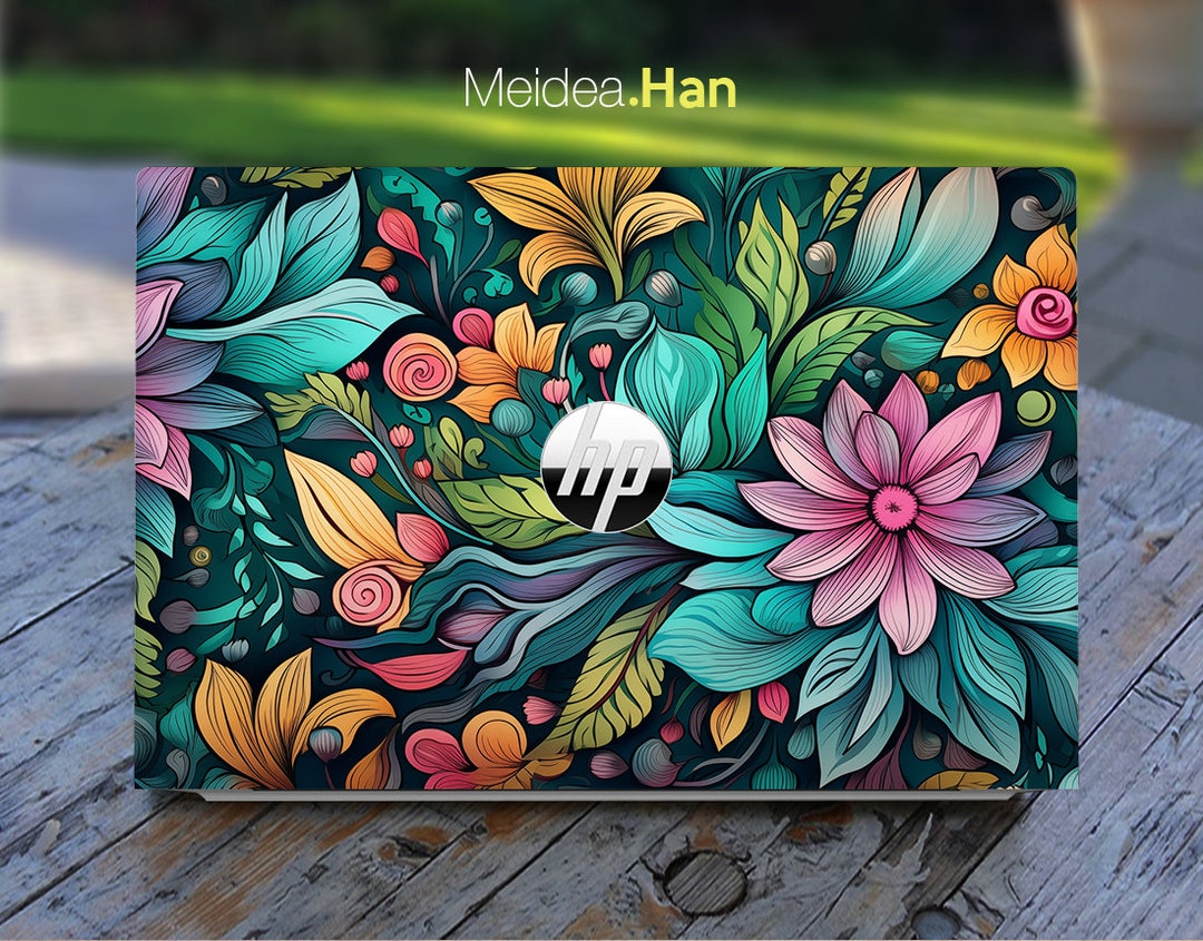 Laptop Skin Hp Accessories Custom Decals Nnique Sticker Personalised ...